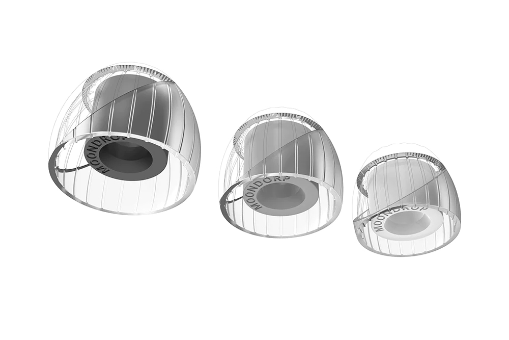 MoonDrop Spring Tips Silicone Eartips - ARK Audio