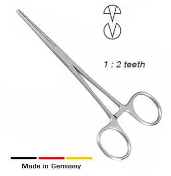 klardent.se - RK® Hemostatic Forceps, KOCHER Straight 1/2 ,145mm