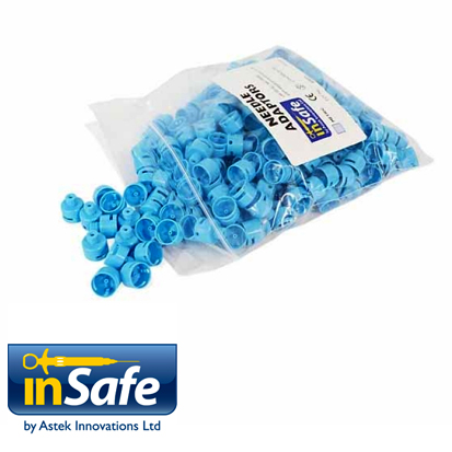 klardent.se - Insafe® Adapter Blå för mm-gänga, 250st.