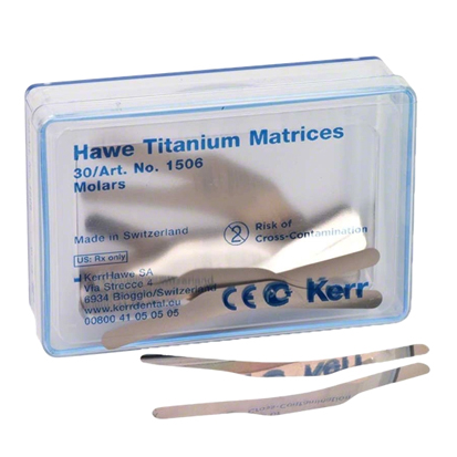 klardent.se - Hawe Titanium Matrices Molar, 30 st.