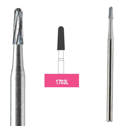 klardent.se - Prima® Surgical Burs HP 65mm Fissure 021, 1st.