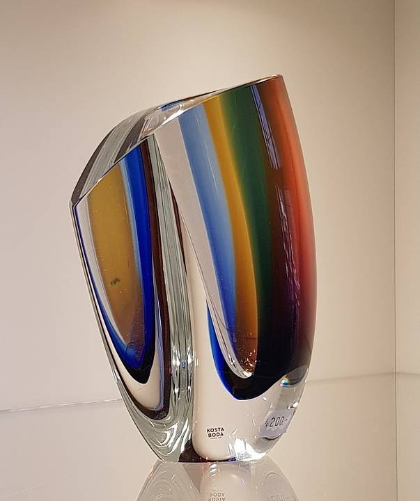 Orrefors Kosta Boda - Bowl Vase - Crystal of Sweden