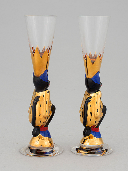 Orrefors - Nobel Devil Glass Gold - Crystal of Sweden