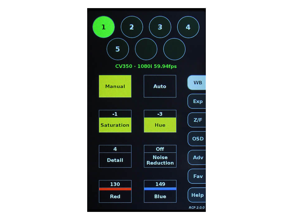 Marshall CV-RCP-V2: Touch RCP Camera Control Unit - protel.se