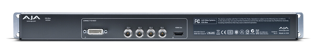 AJA K3G-Box Breakout Box - protel.se