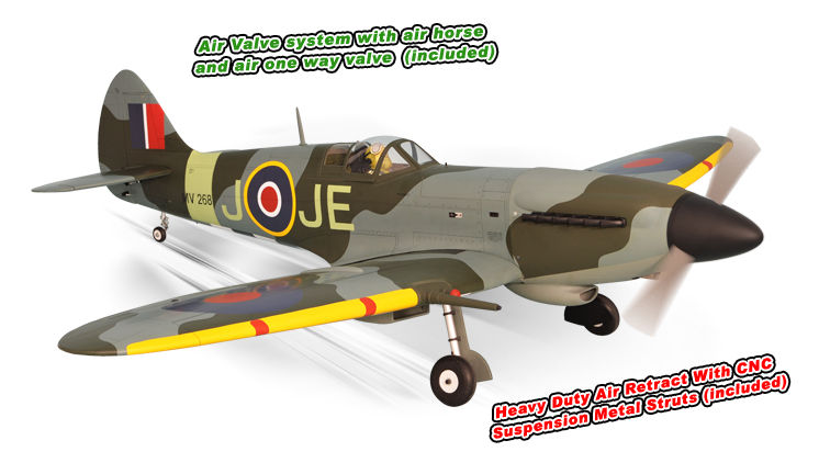 Giant Spitfire 50-61cc ARF spv 2410mm - HAB