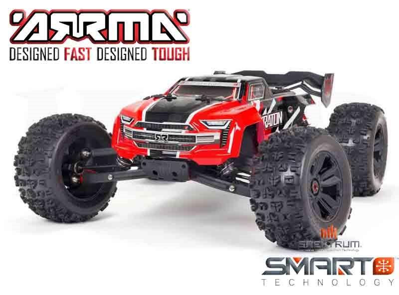 ARRRMA KRATON 6S V5 4WD BLX Speed Monster Truck RTR Röd - HAB