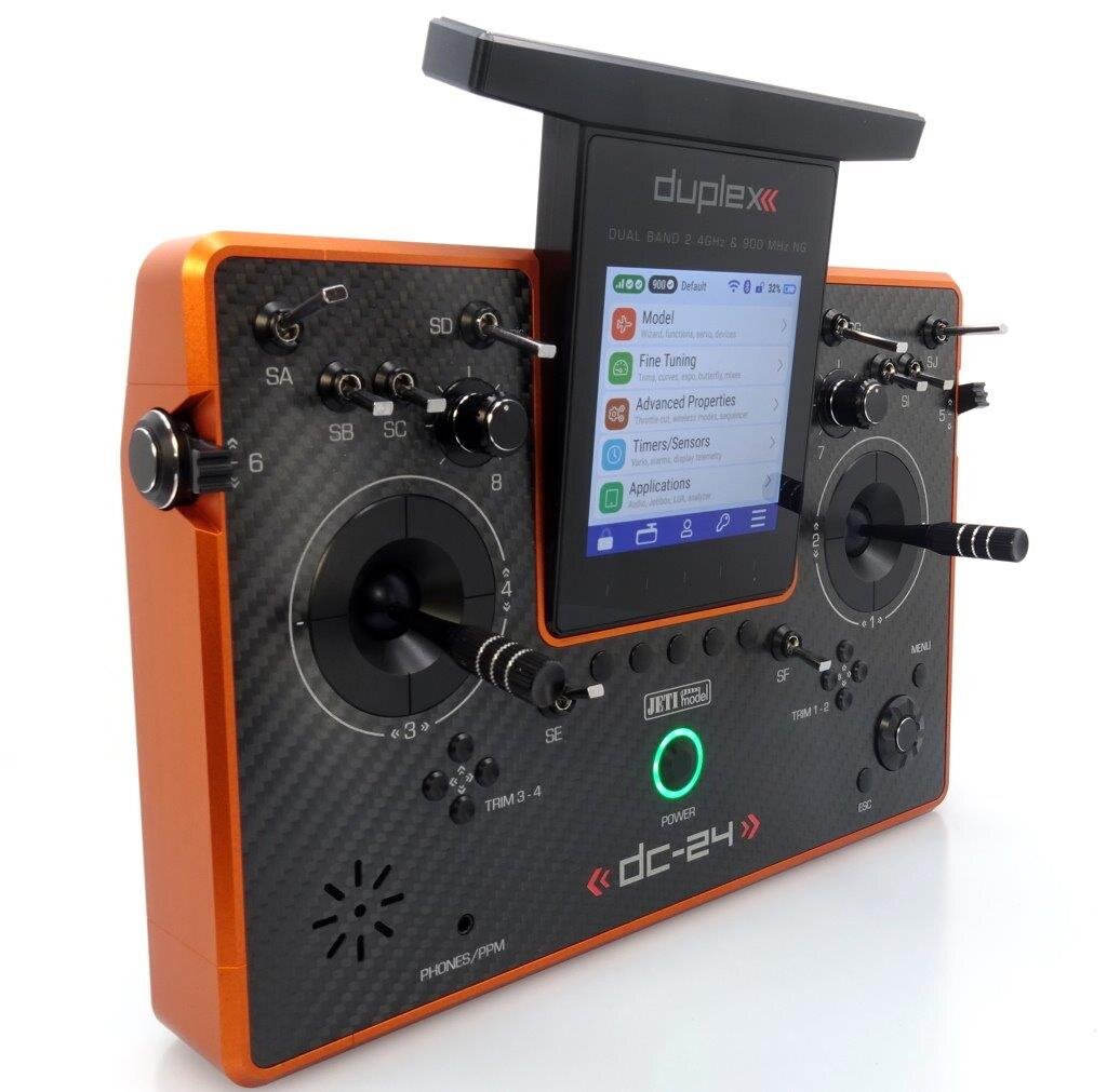 JETI DC-24 II EX Carbon Line Orange anodized sändare - HAB