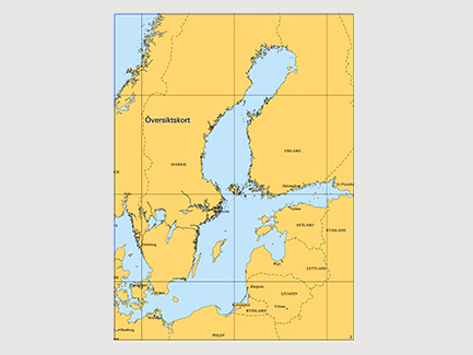 Nautical chart No. 2 Baltic Sea - Bryggboden.se