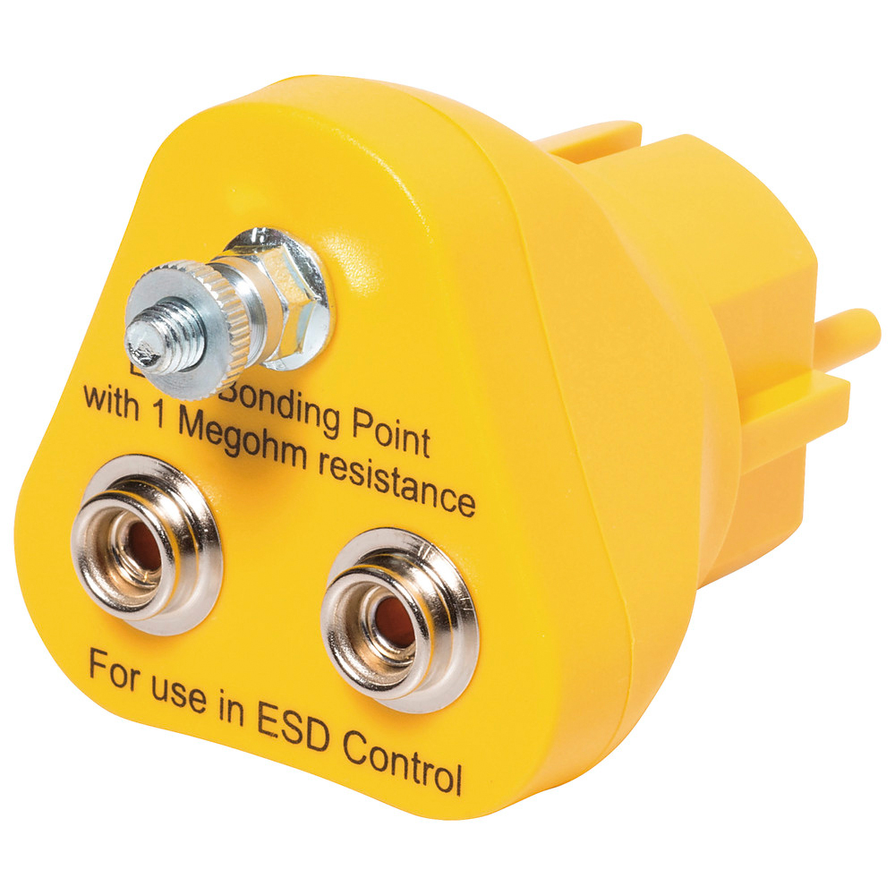 Earthing module, ESD, 2 x 10 mm DK, 1 x screw connection - Etronix ...