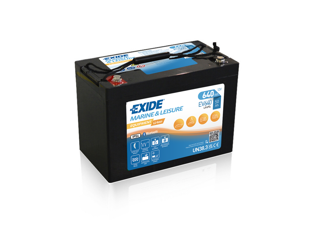 Exide Lithium 12v 50Ah Heat-Bluetooth - Etronix Group International AB