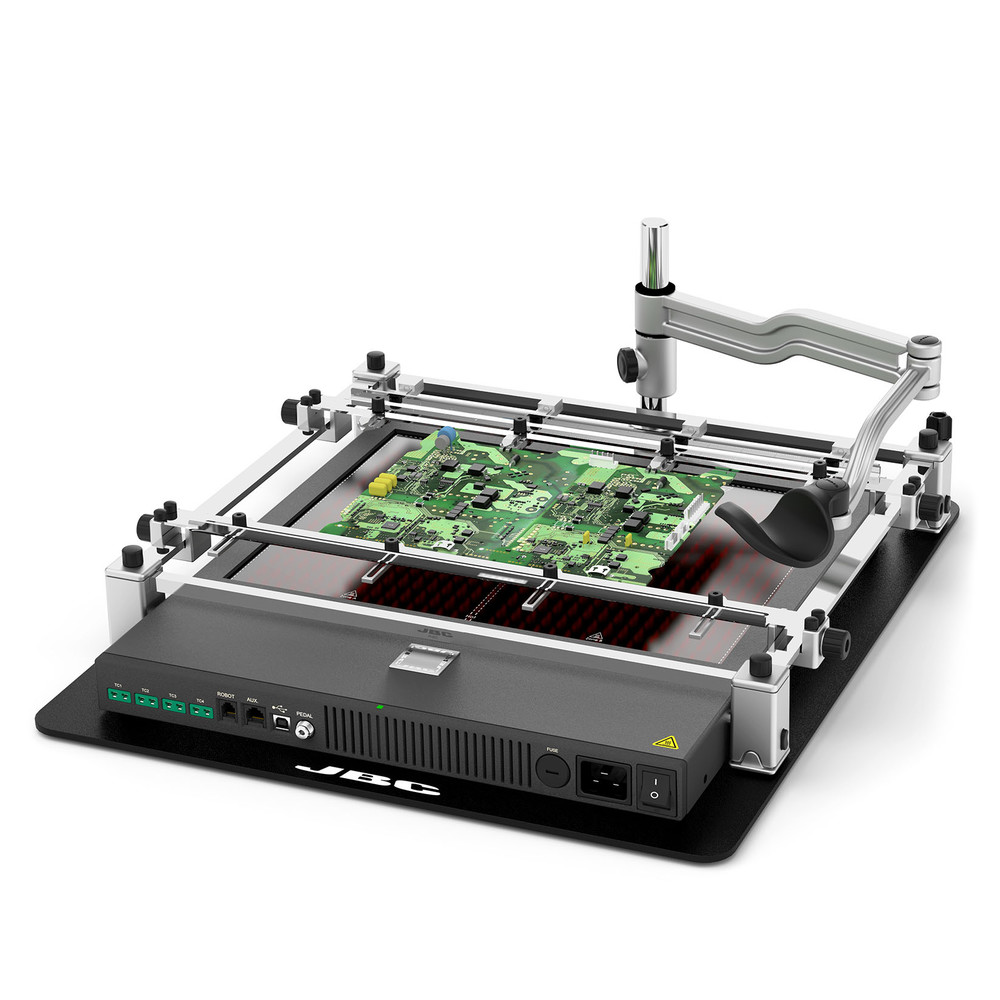 Rework station RBB-2A, for large circuit boards - Etronix Group ...