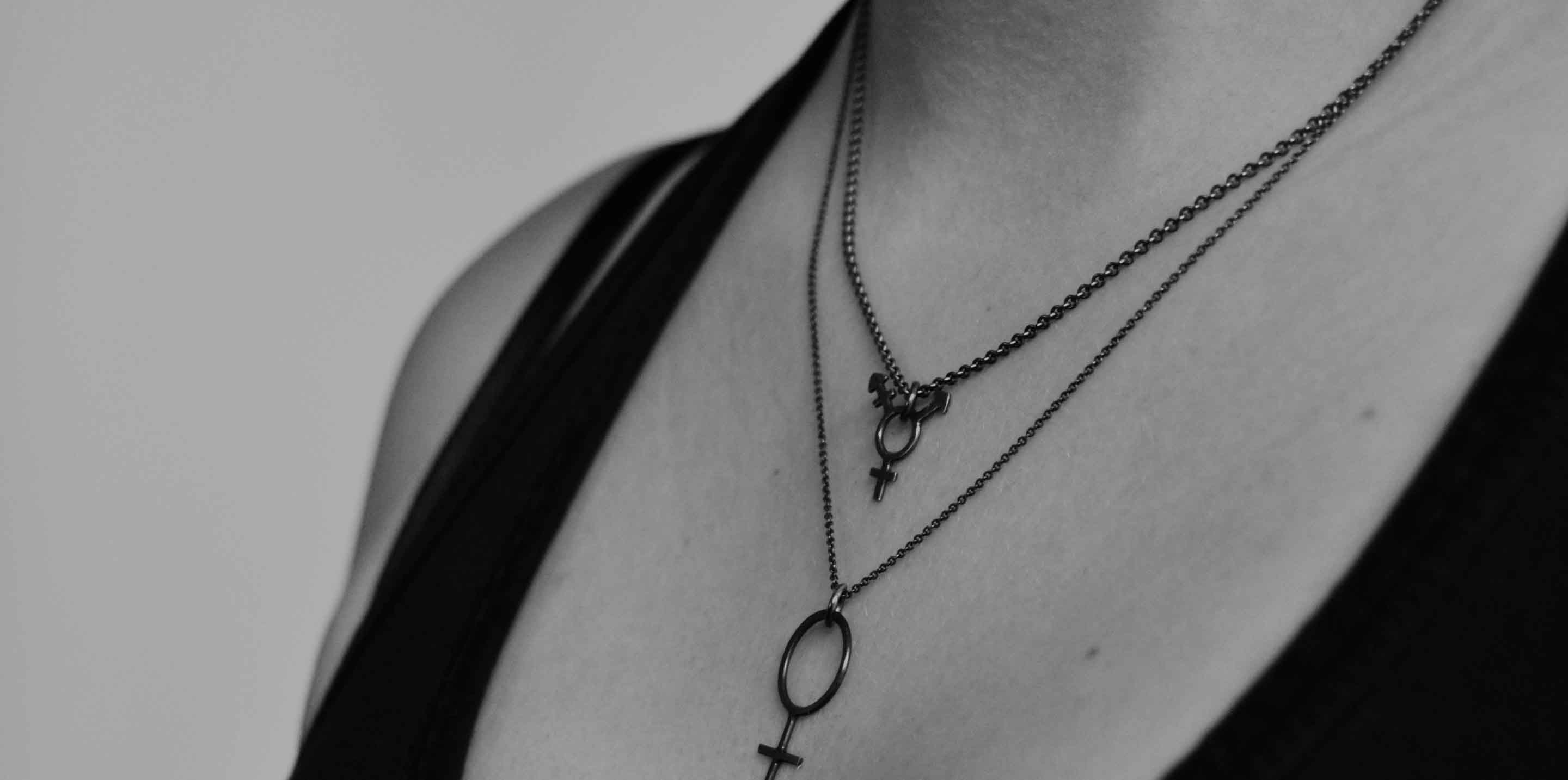 Trans Symbols in Silver & Gold | Feministsmith