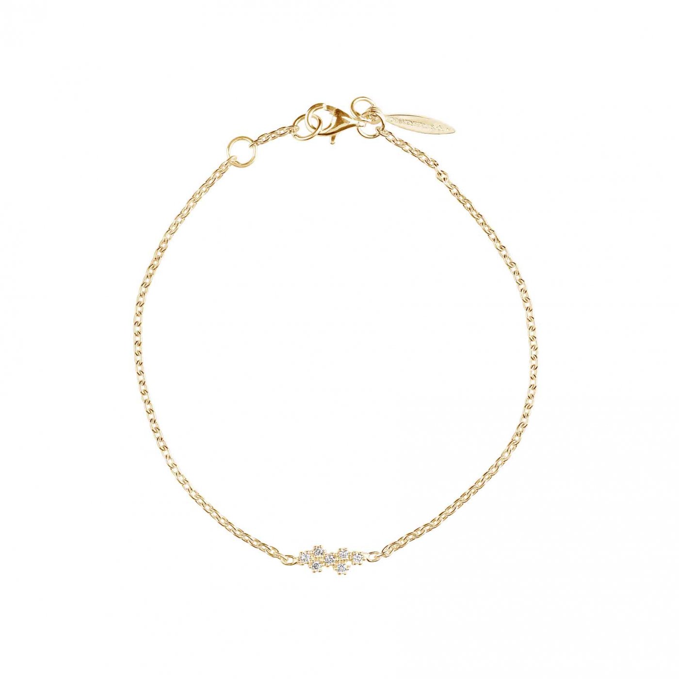 MILKY WAY DROP BRACELET GOLD - Jeweller Bohlins