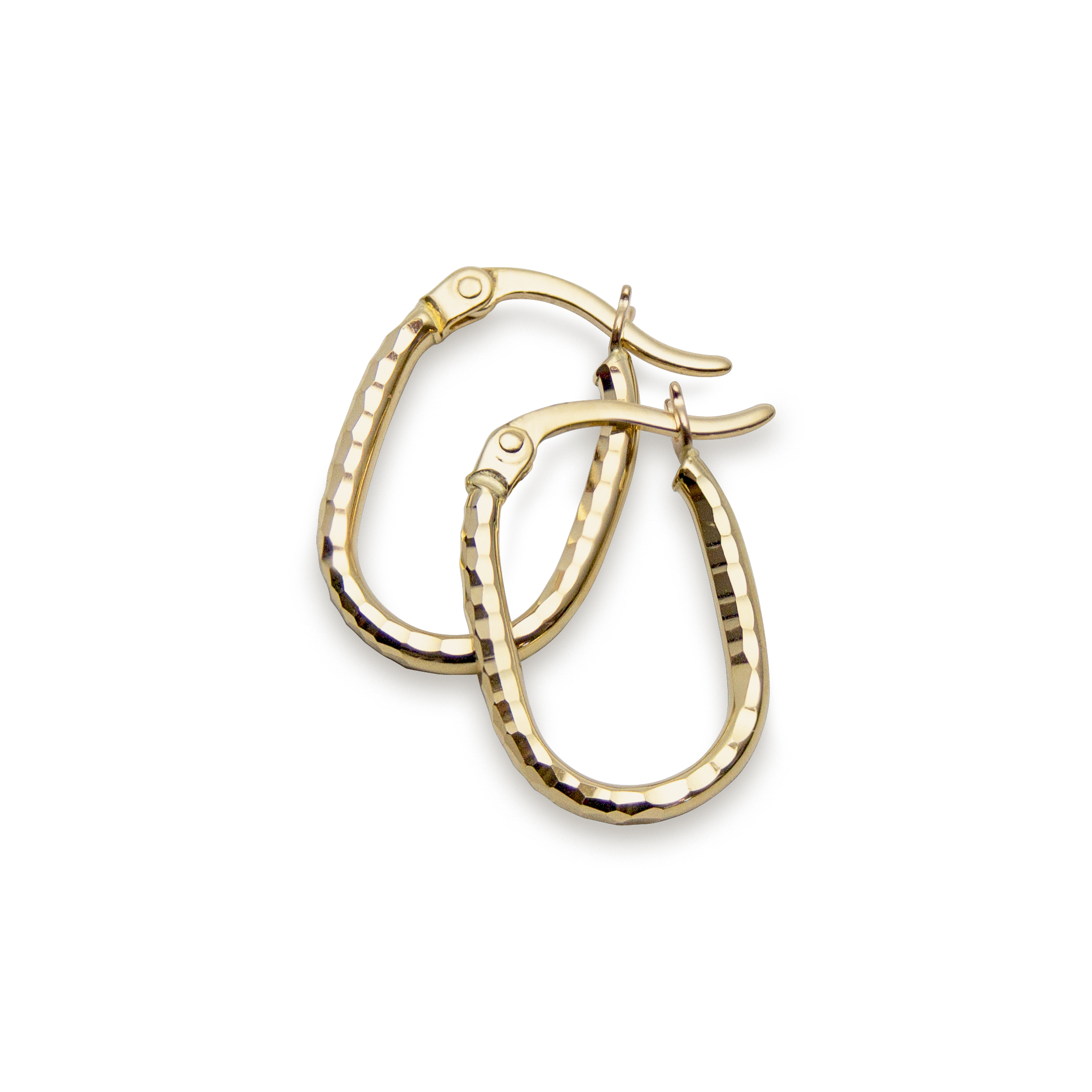 Creoler ovala i guld - Bohlins Guld