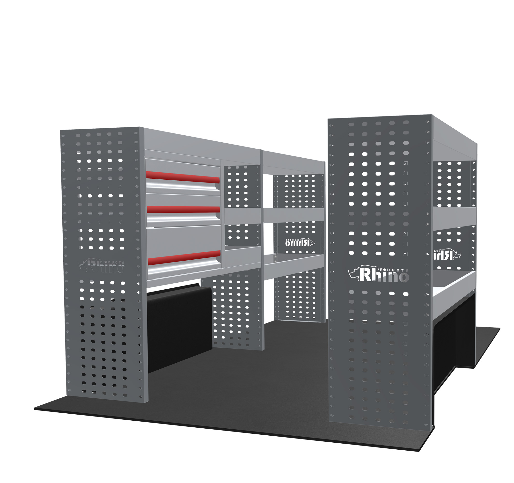 MR4 Fahrzeugeinrichtung Regale und Schubladen Ford Transit Custom 2013 ...