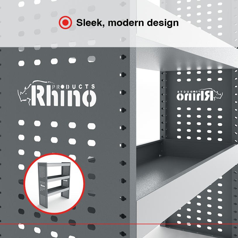 Zabudowa MR4 półki Ford Transit Custom 2013-2023 - Rhino Products ...