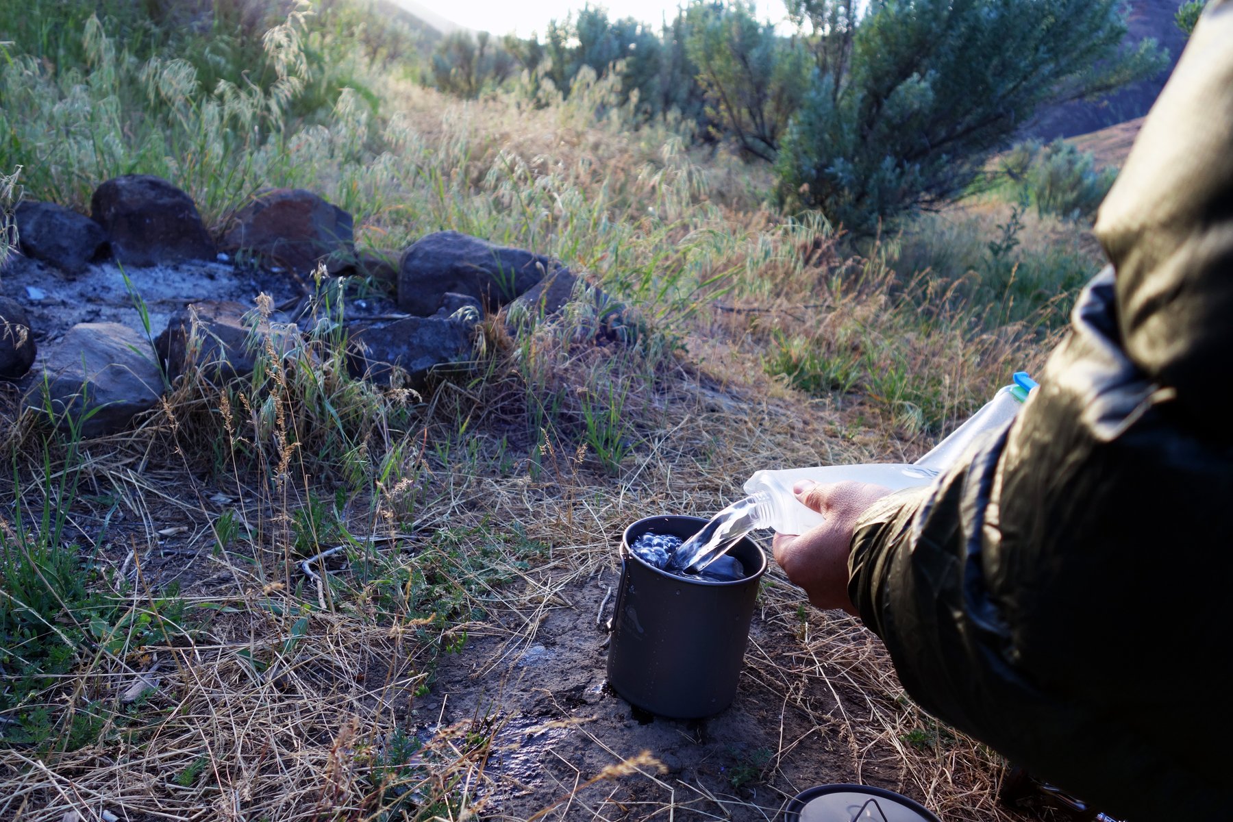 CNOC outdoors Vector 2L water container 28mm - Blue - Backpackinglight.fi