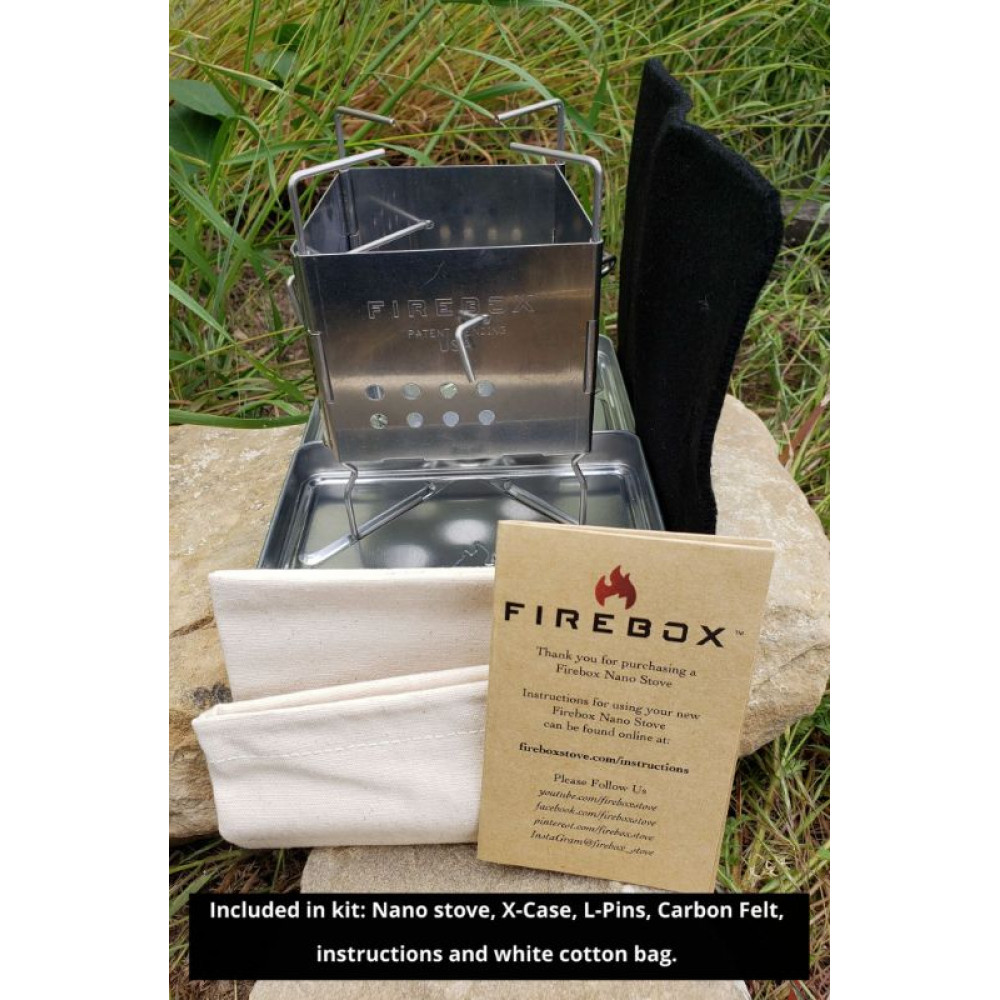 Firebox Stove Titanium Nano X-Case Kit Gen2 - Backpackinglight.dk