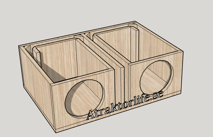 Custom ritning Baslåda/Midbaslåda portat/slutet - ATraktorlife.se