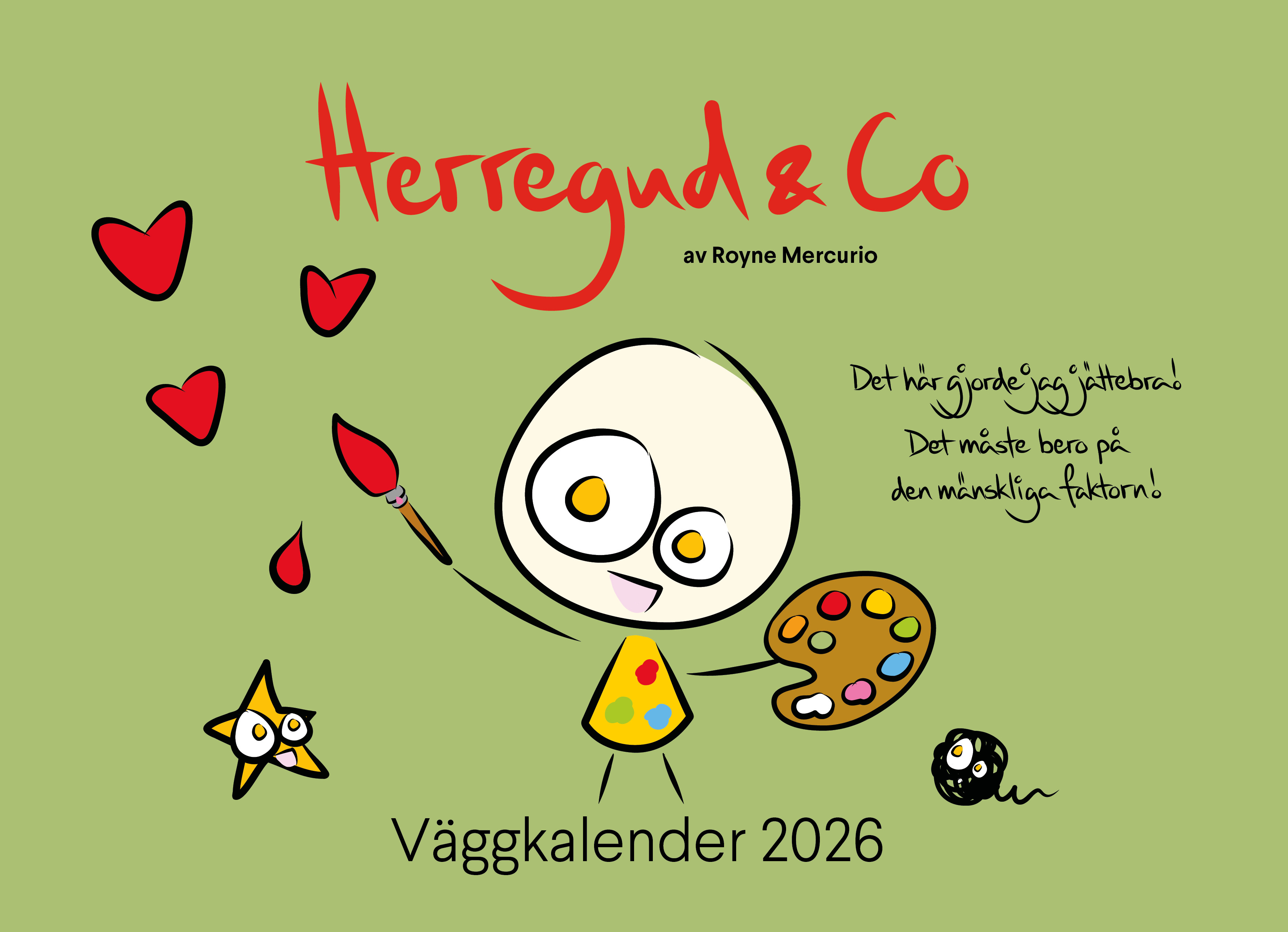 Herregud & Co - Väggkalender 2026 - joffi missionsbutik