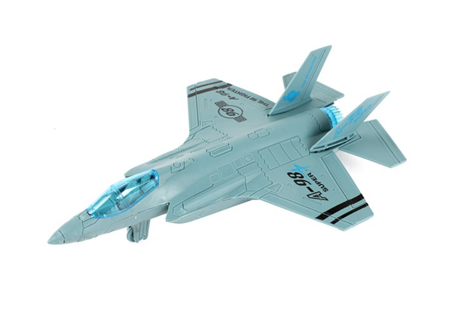 Alfafox Pull back military fighter jet - Robbis Hobby Shop