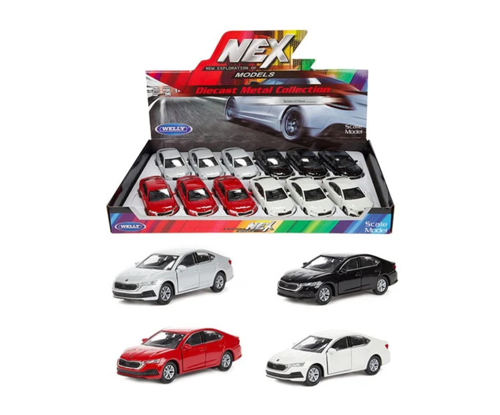Welly Diecast metal collection Skoda Octavia (new generation) - Robbis ...