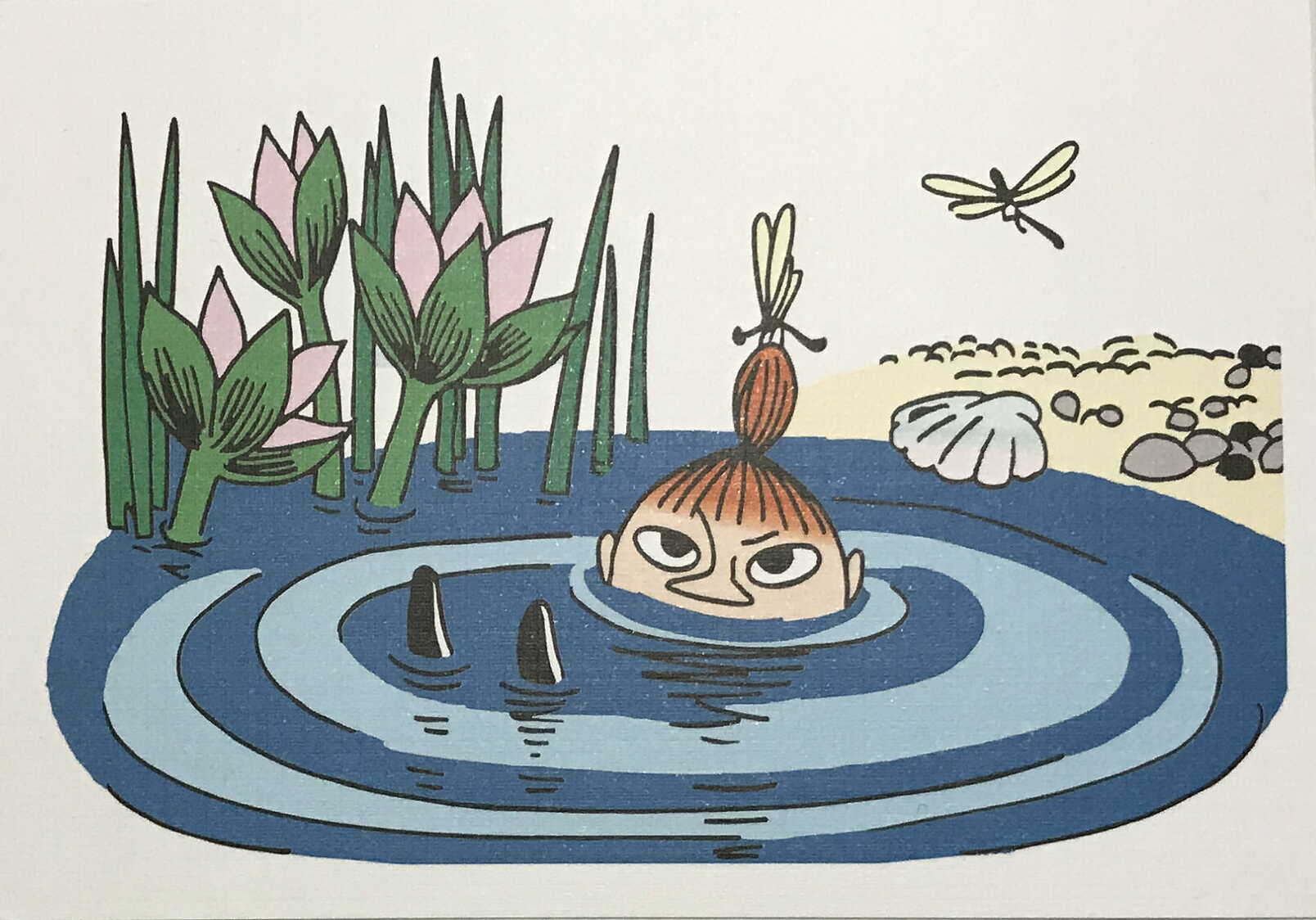 Mumin Vykort - Sverigedräkter