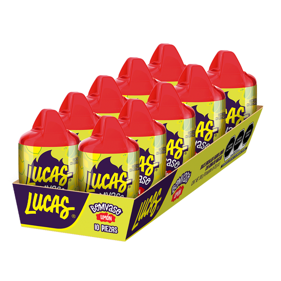 Lucas Bomvaso Lemon Hot Candy 10 x 30g - Dulces