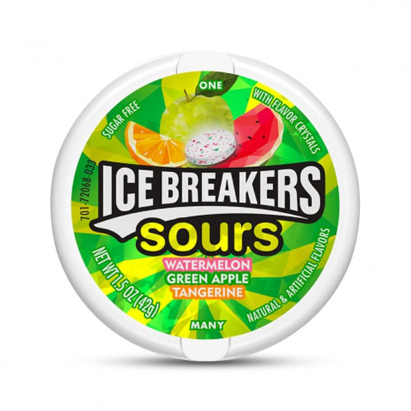 Ice Breakers - Fruit Sours 8 x 42g - Dulces