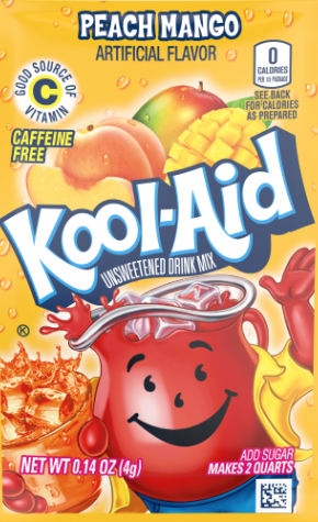 Kool Aid Unsweetened Peach Mango 3,9g - Dulces