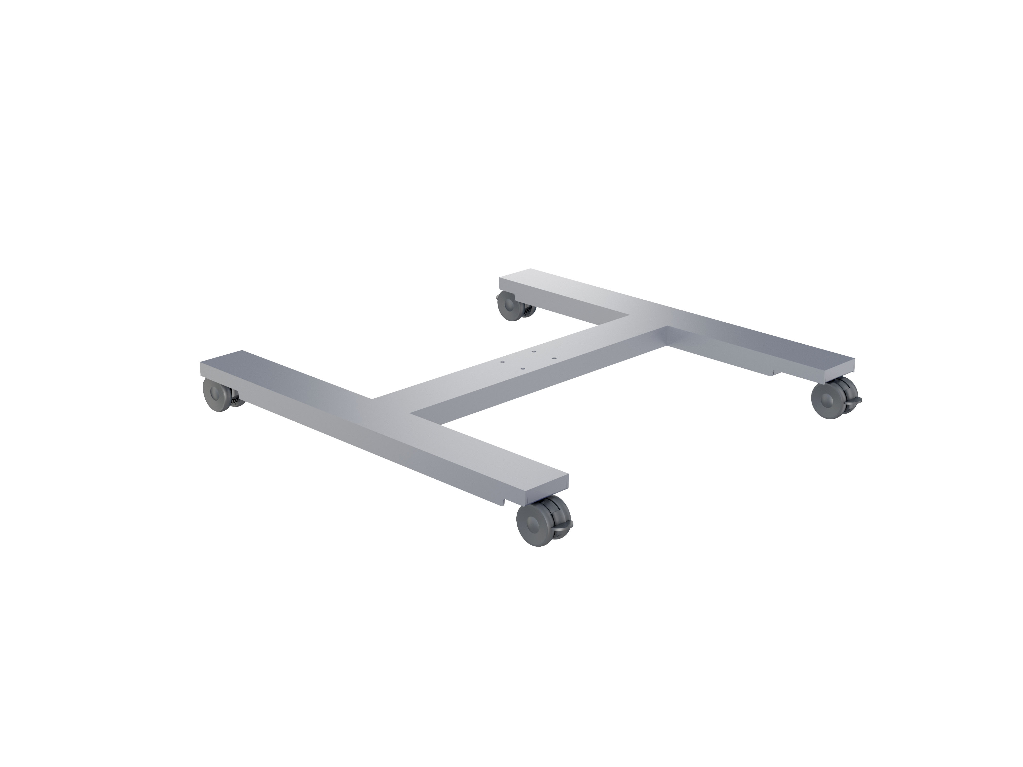 M Public Display Stand Wheelbase HD B2B Silver - Multibrackets