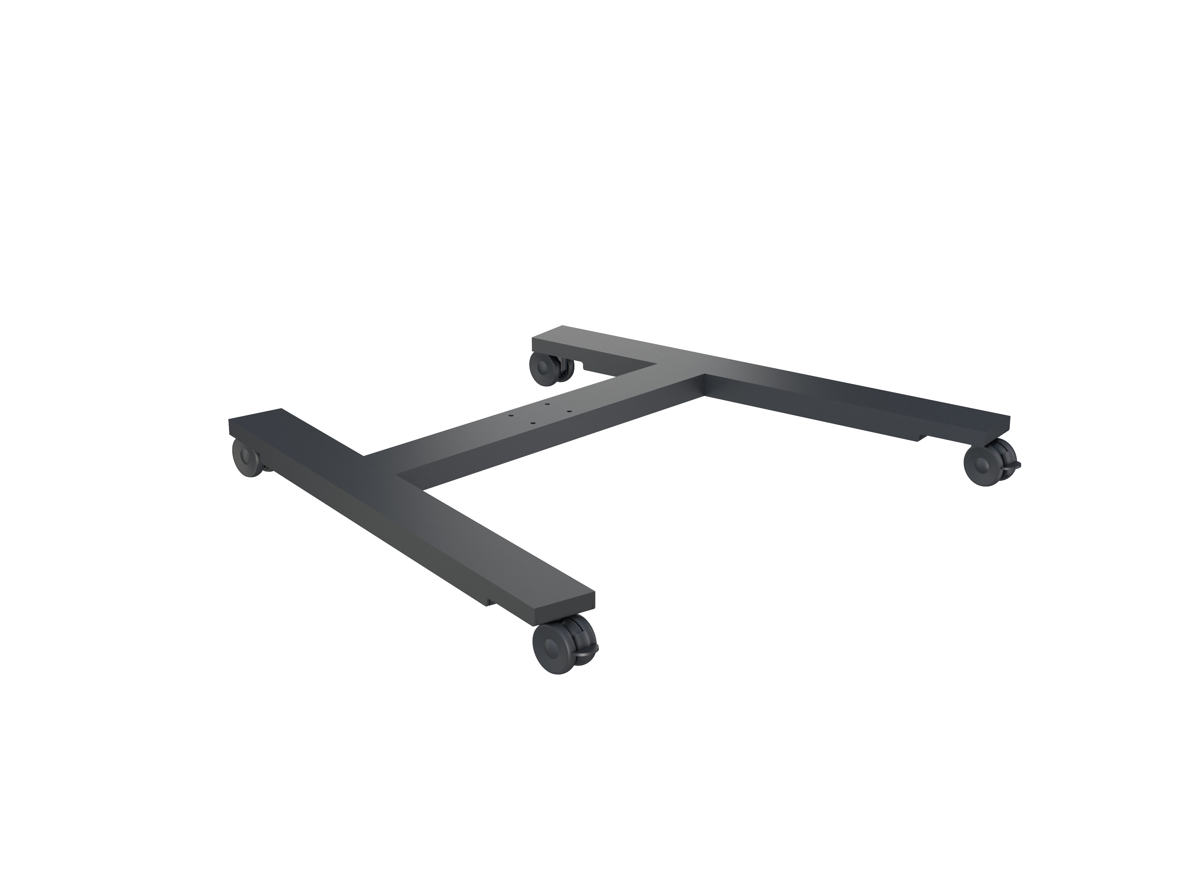 M Public Display Stand Wheelbase HD Black - Multibrackets
