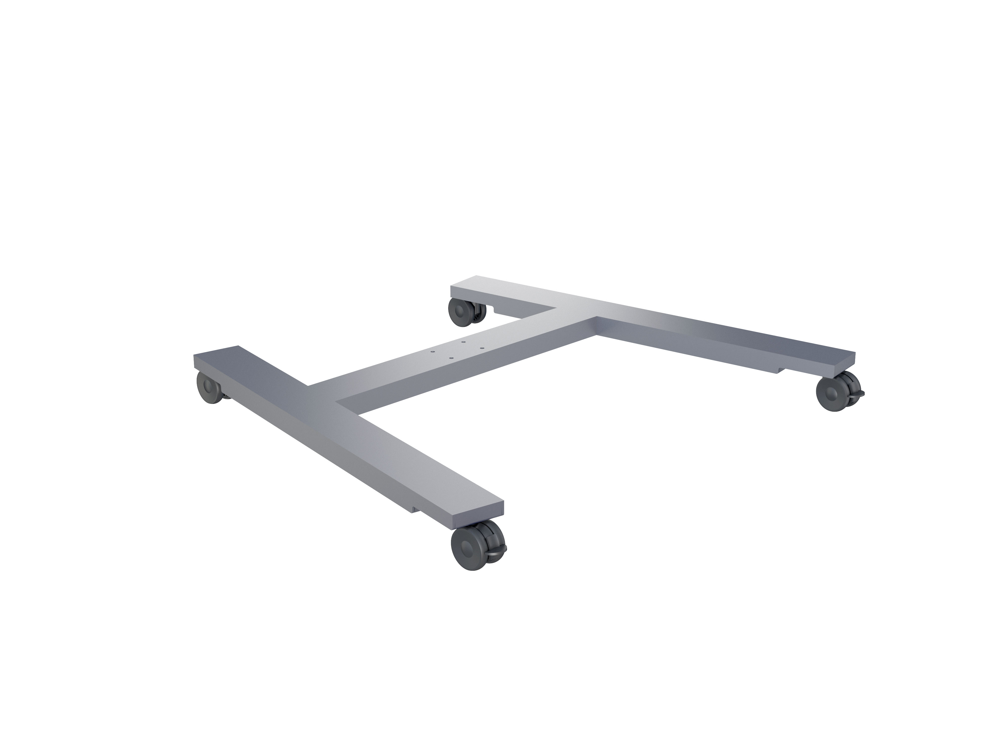 M Public Display Stand Wheelbase HD Silver - Multibrackets