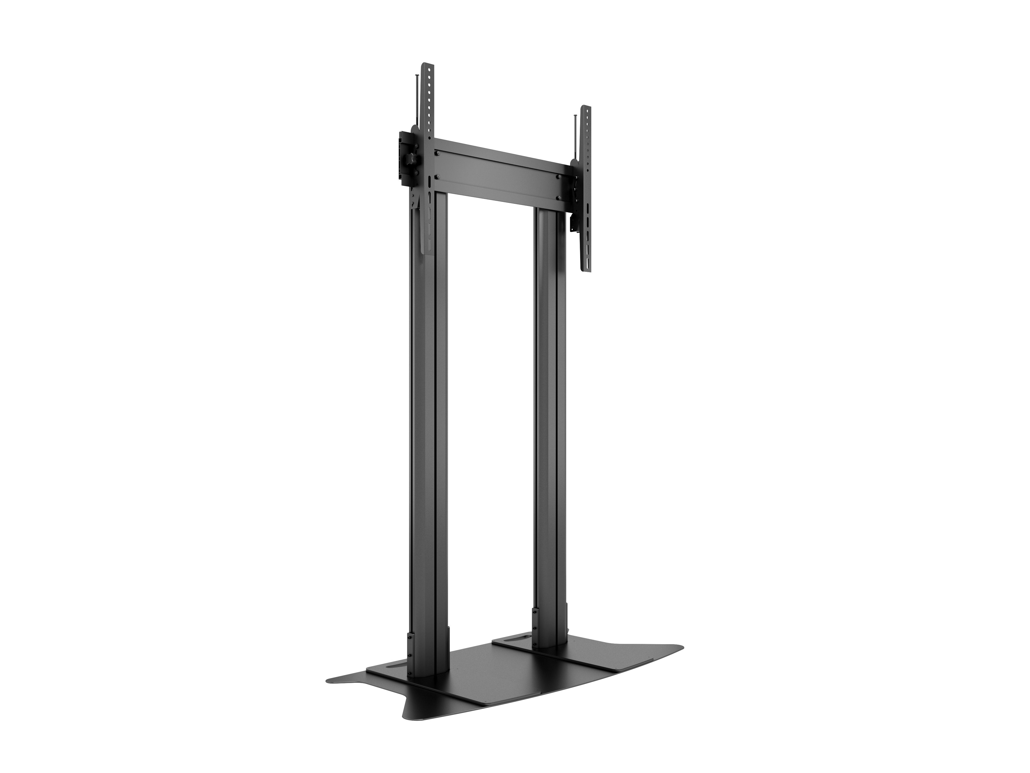 M Public Display Stand 180 Dual Pillar Floorbase Black - Multibrackets