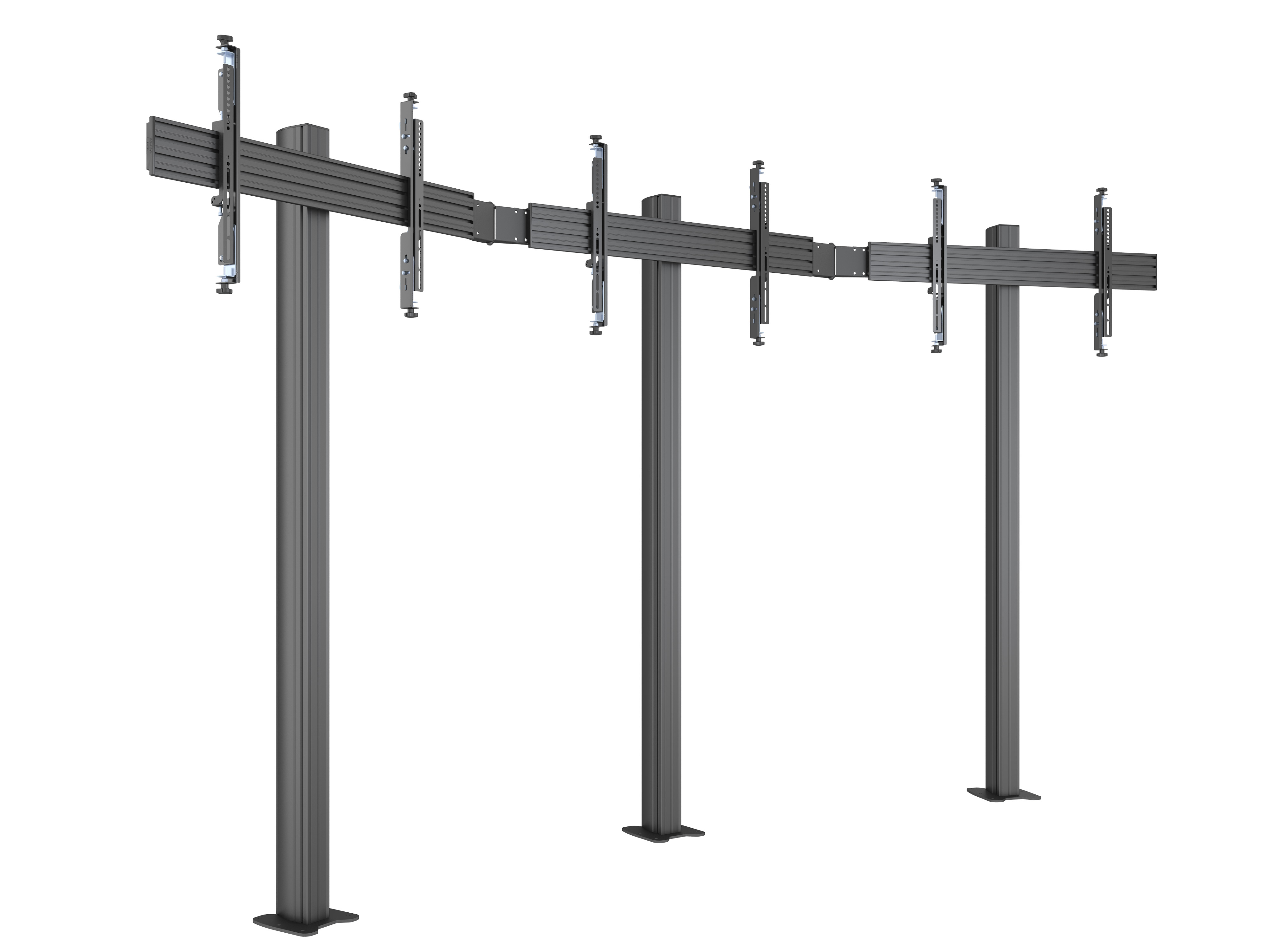 M Pro Series – Video Wall Floormount MBFMC3X1U - Multibrackets