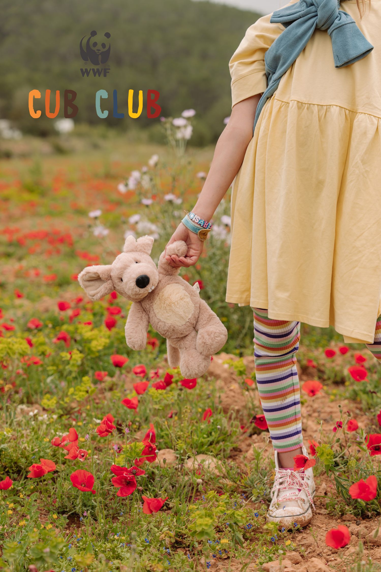 WWF Cub Club -Mason Mouse, 29 cm - Kalikå