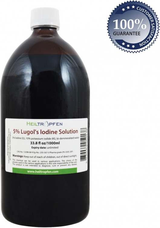 5% LUGOLS IODINE SOLUTION 1000ml - Kring Hälsa