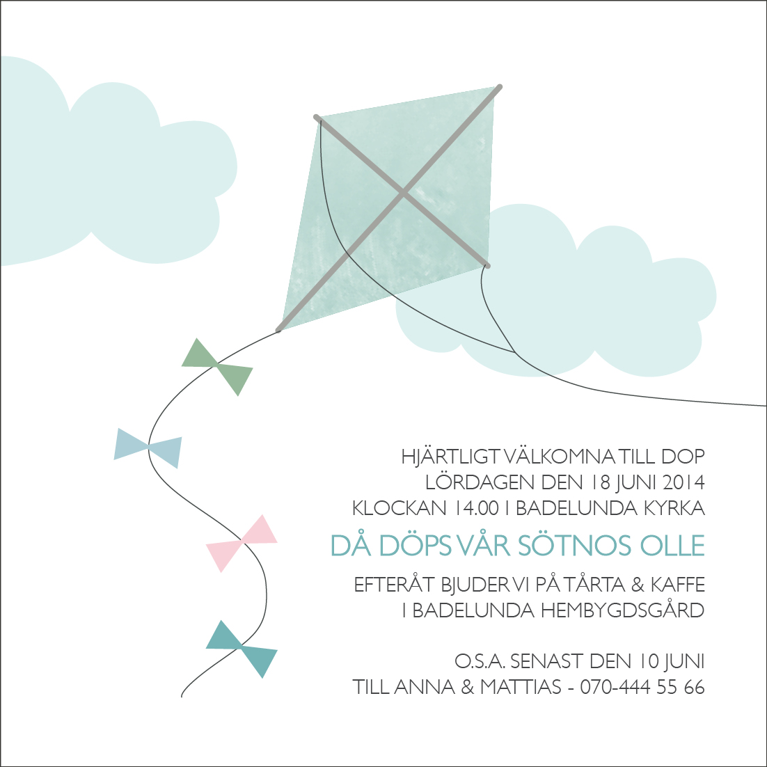 Flyga drake - Anna Göran Design