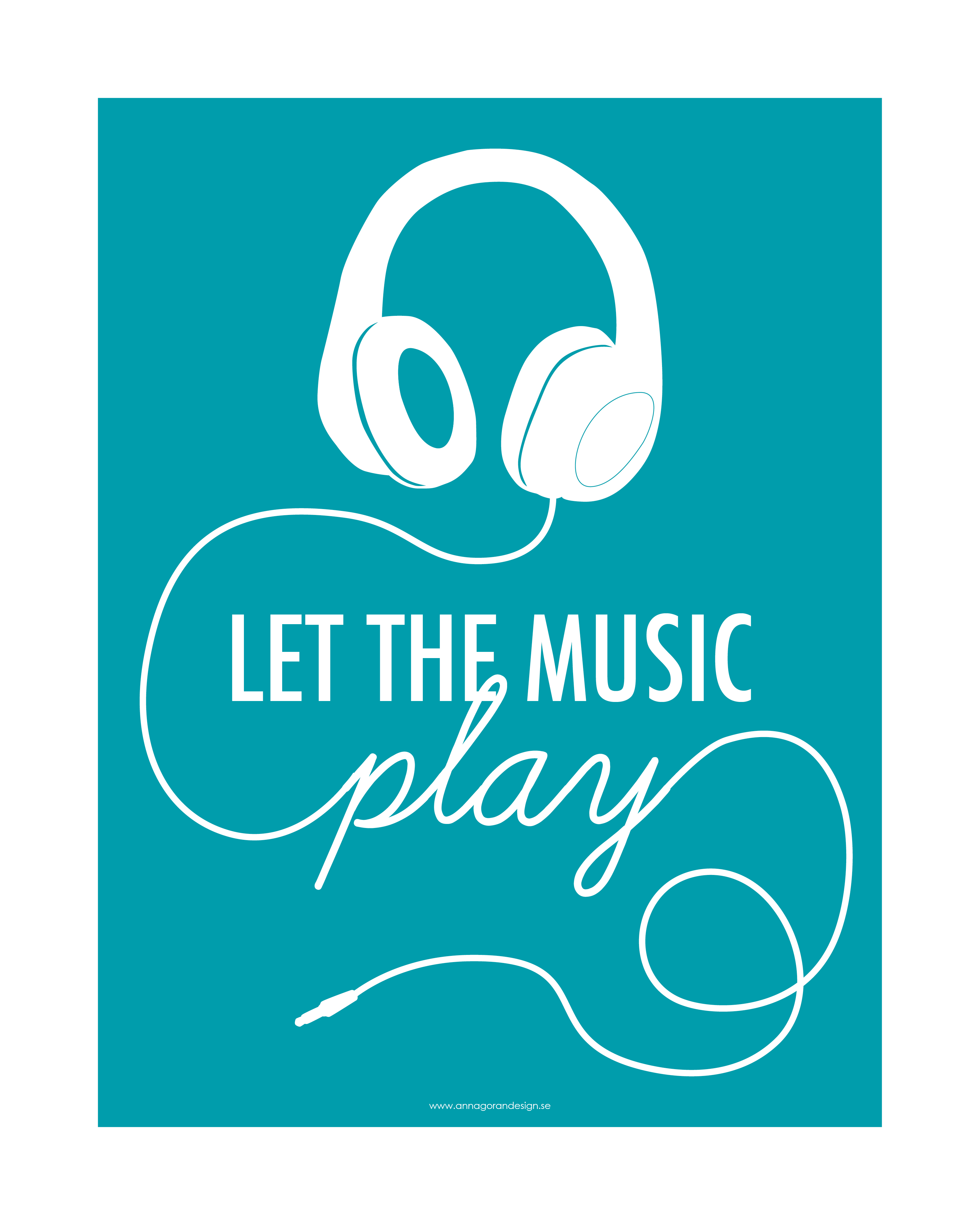 Let the music play - Anna Göran Design
