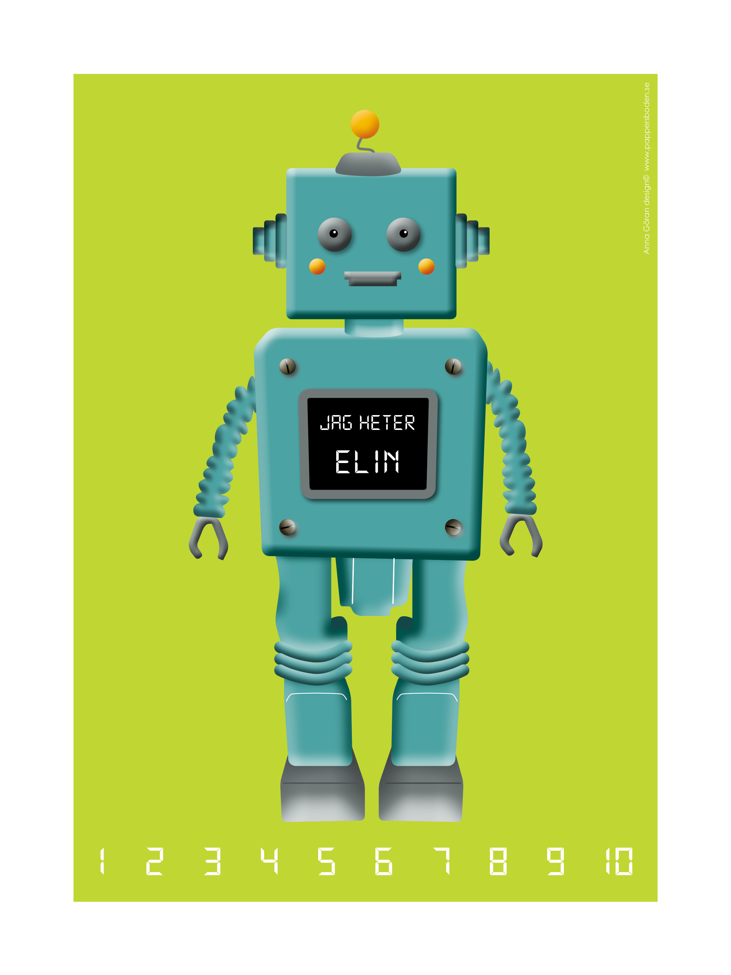 Robot 123 - Anna Göran Design