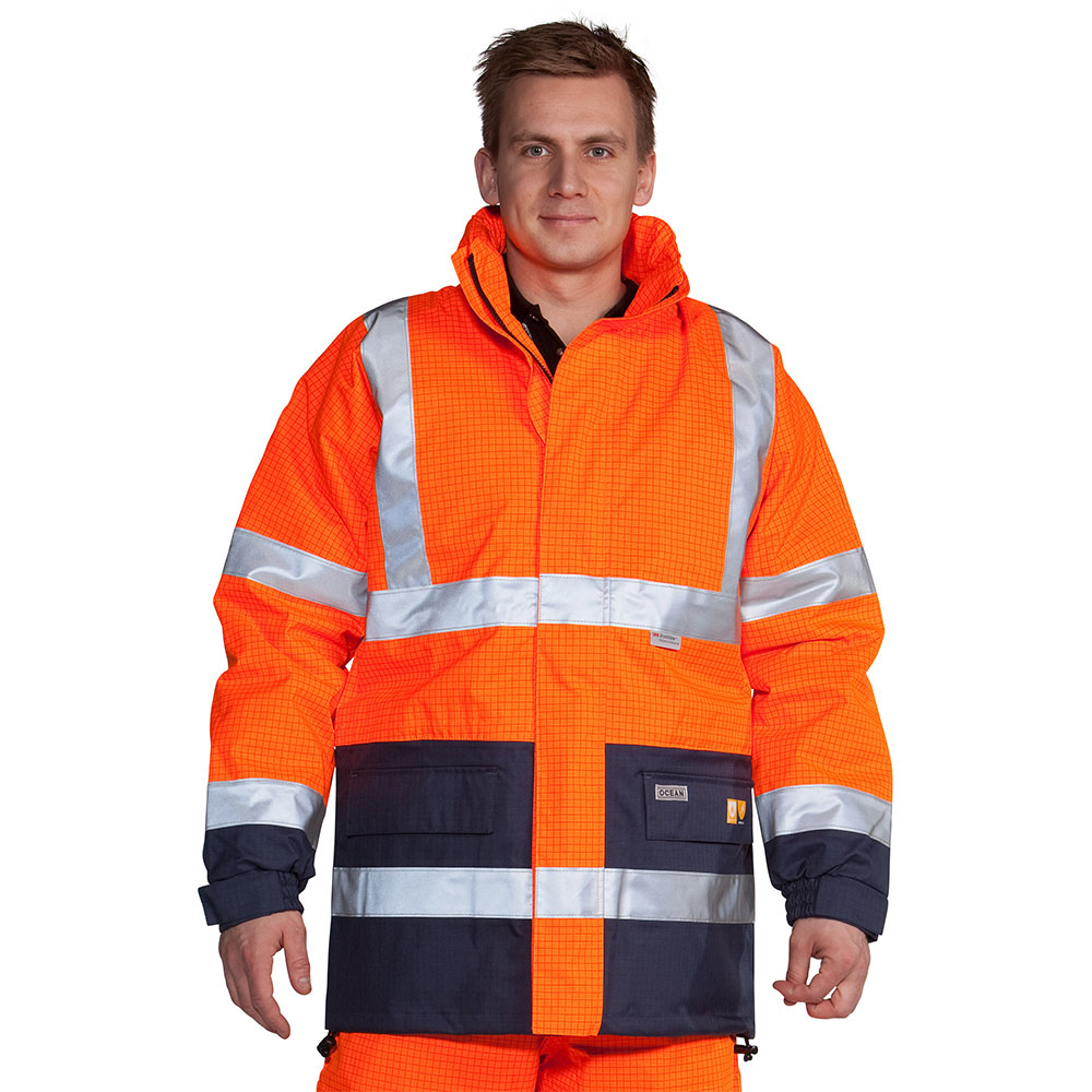 Ocean Abeko Multinorm 4-in-1 Jacket High-Vis - Arbetsgarderoben AB