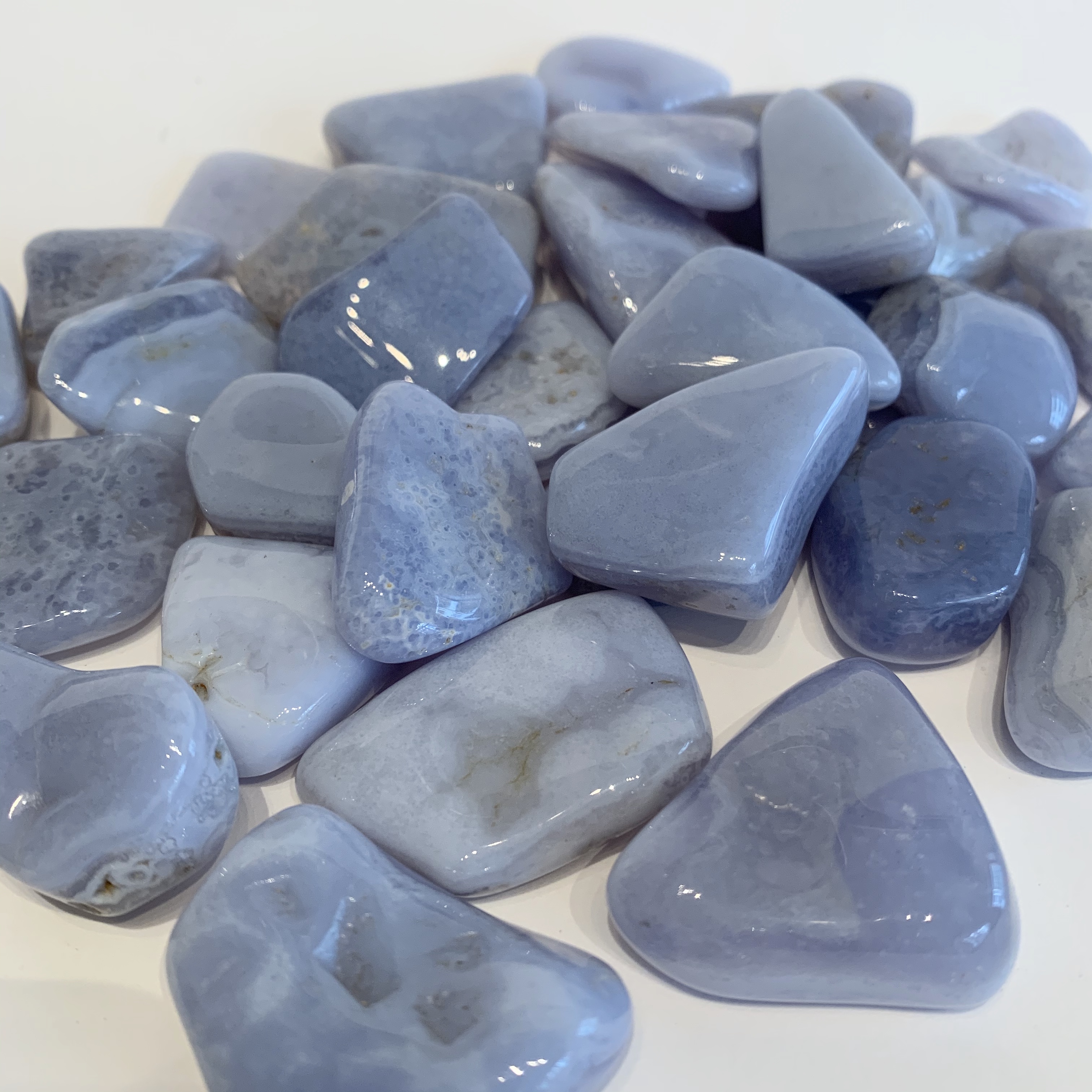 Blå kalcedon - Sunangel Creations