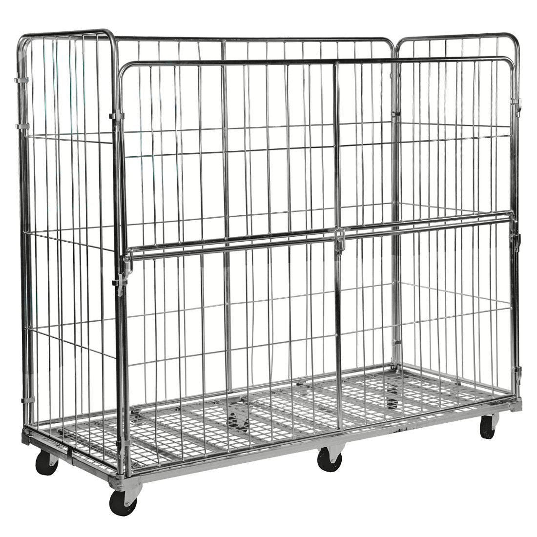 VAGNGROSSISTEN.SE - Rullcontainer, 4 sidor, bredd 200 cm