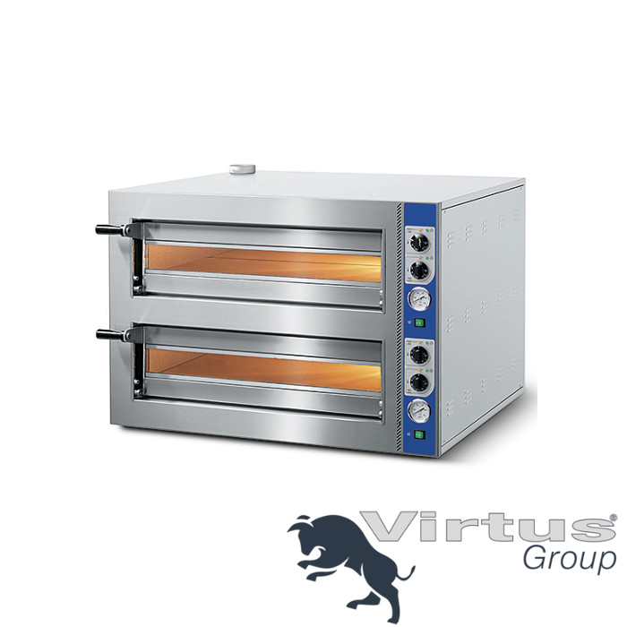 Elektrisk pizzaugn, 4+4 pizzor, Ø 35 cm - Restaurangmaskiner.net