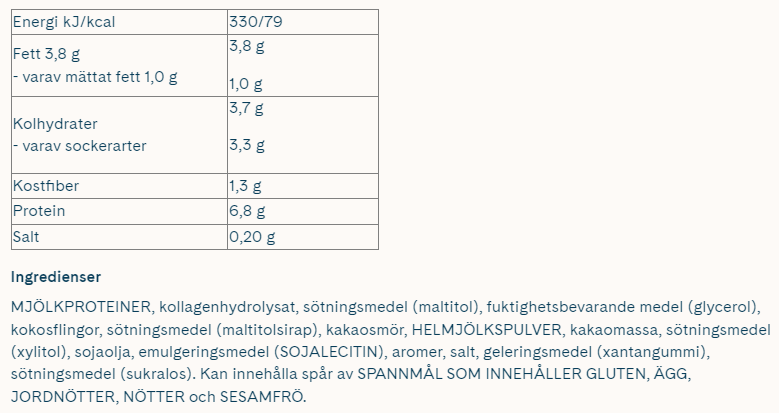 Fast Food Chocolate- Barebells