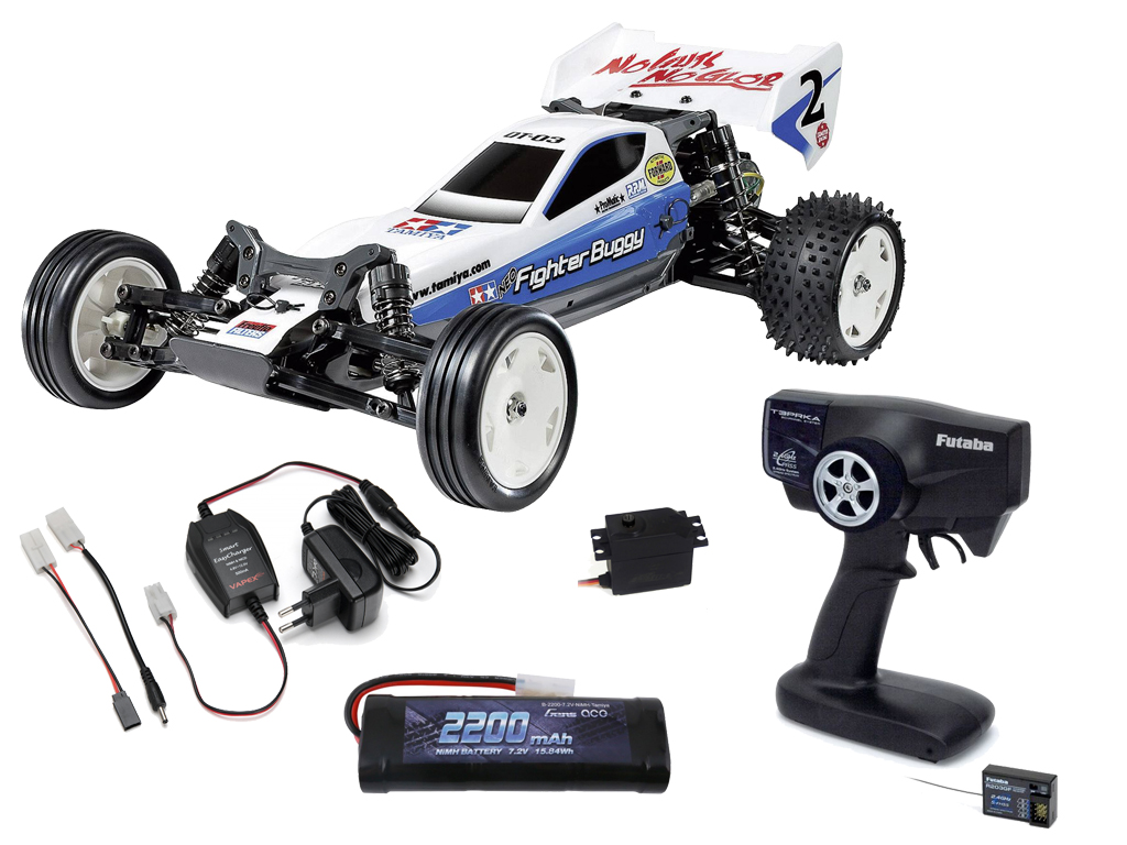 Komplett paket Tamiya Neo Fighter 1/10 - RC-Shoppen.se