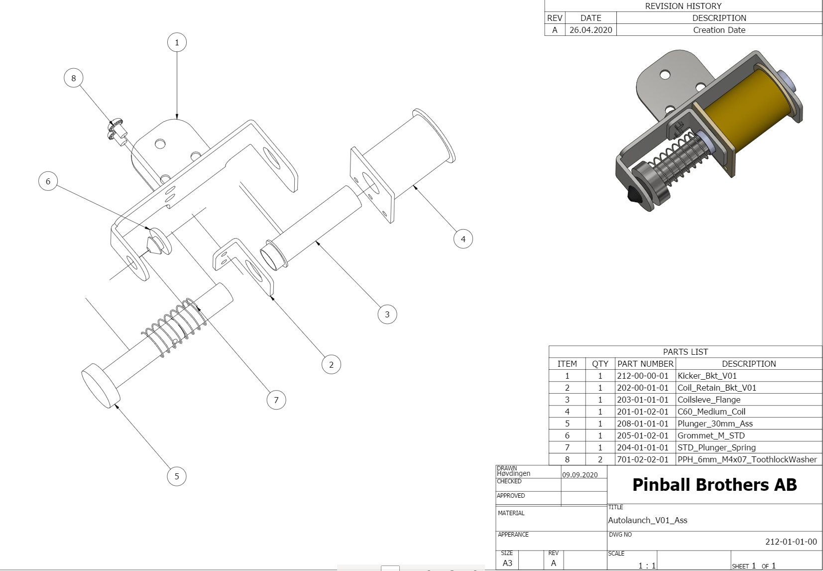 CO-60 Medium Coil - Pinball Brothers - Pinball Shop