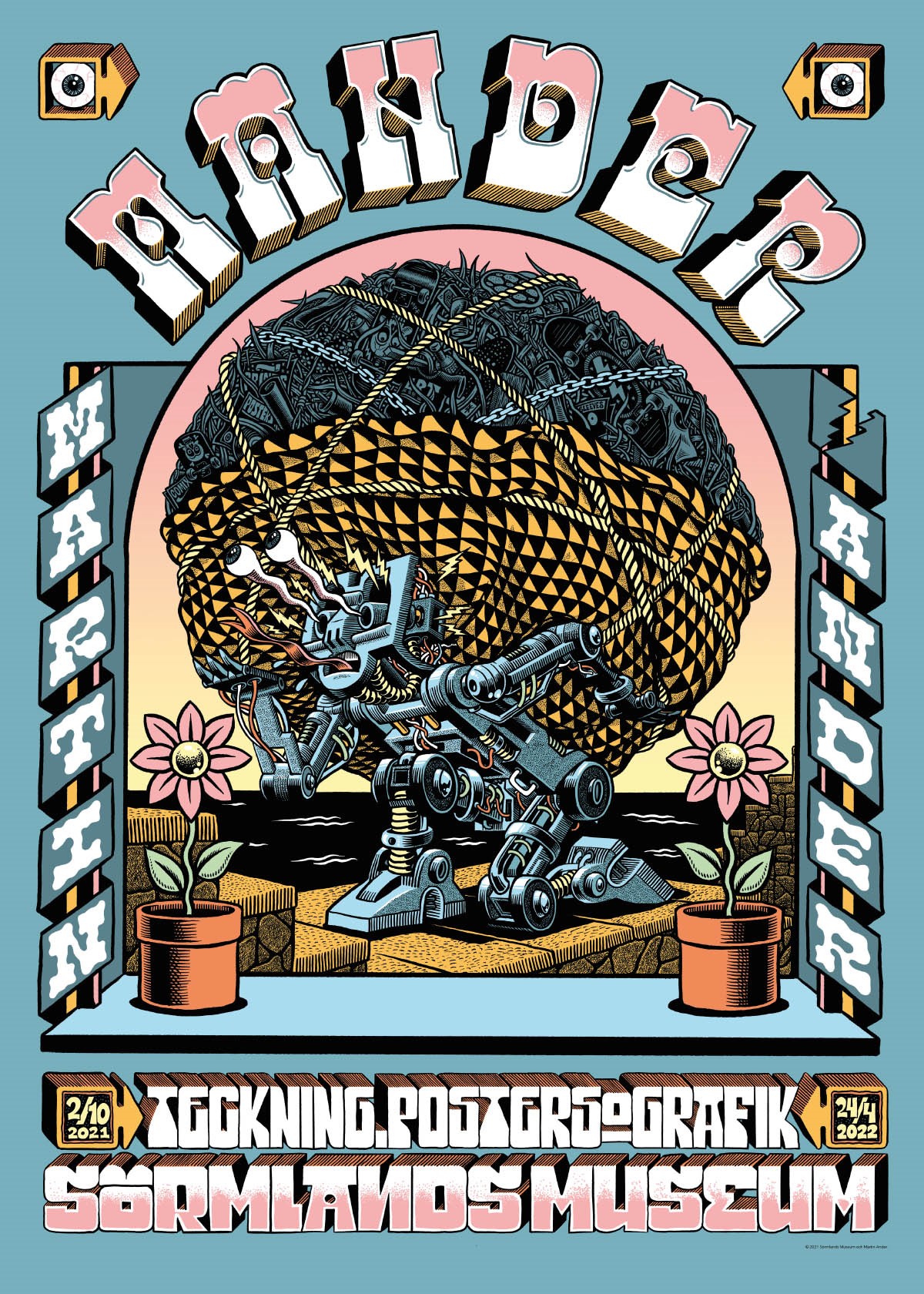 Sörmlands museums butik - Poster - Utställningen Mander av Martin Ander