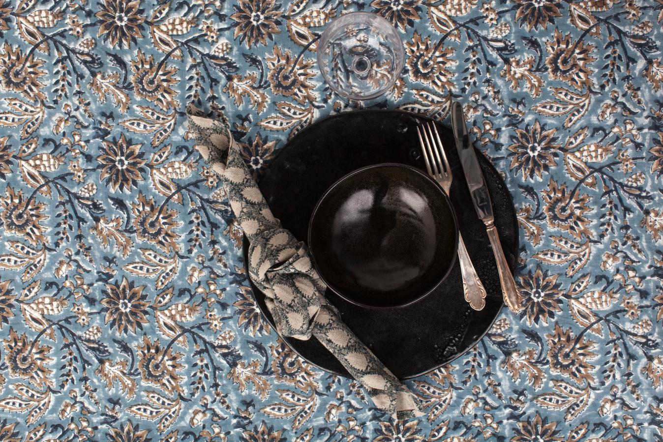 Duk | Indian summer| blue | 150x350 - MiNilla